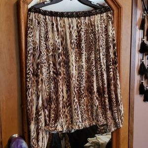 Boston Proper | Tops | Boston Proper Leopard Off Shoulder Balloon ...